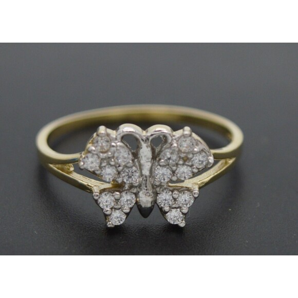 BH Jewelry | Jewelry | Real Solid K Yellow Gold Women Butterfly 16gr ...